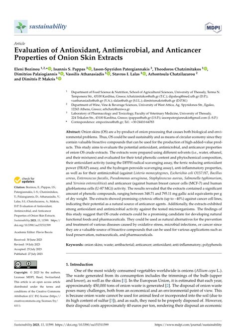 Pdf Evaluation Of Antioxidant Antimicrobial And Anticancer