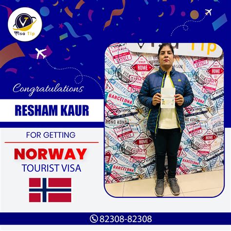 Visatip 🥳congratulations To Resham Kaur For Norway Tourist Visa 🇳🇴