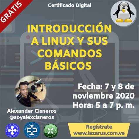 3er Taller Gratuito De Introducción De Linux Debían Y Sus Comandos