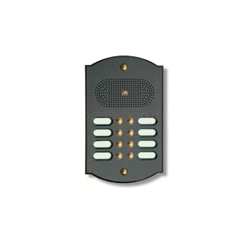 Push Button Panel For Intercom Names Mod Plmoro A In Anthracite