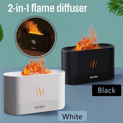 Ultrasonic Air Humidifier Led Essential Flame Diffuser™ Clovehome