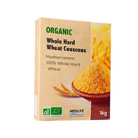Organic Whole Wheat Couscous 1kg Carton Couscous Day Couscous