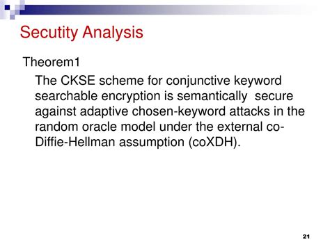 Ppt Efficient Conjunctive Keyword Searchable Encryption 2007 Powerpoint Presentation Id 3740656