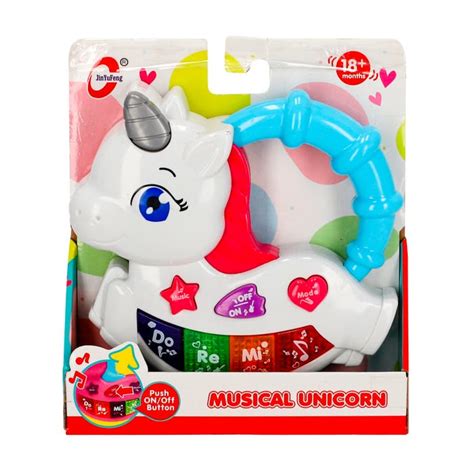 Juguete De Unicornio Musical Para Bebe Jinyunfeng Rhw20102231