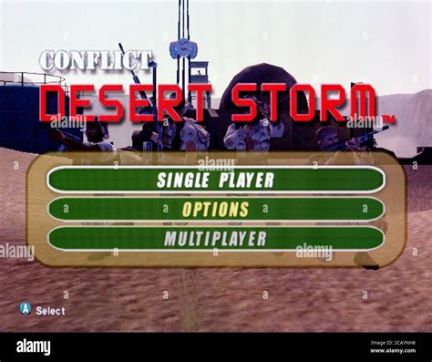 Conflict Desert Storm Nintendo Gamecube Videogame Editorial Use
