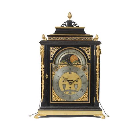 Bonhams A Fine Mid 18th Century Brass Mounted Ebonised 12 Tune