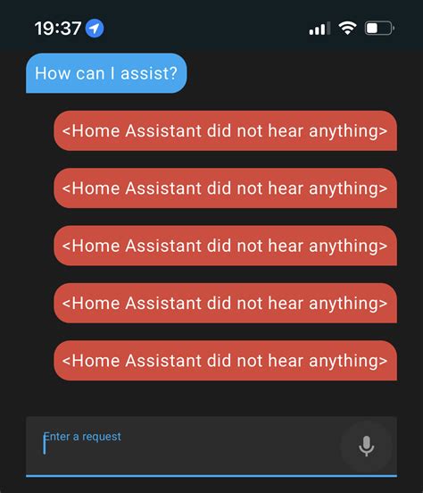 assist recording speech not working in ios app · issue 87575 · home