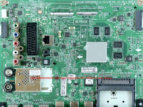Master Electronics Repair !: REPAIRING / SERVICING TV LG 55LB675V