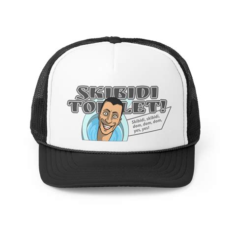 Pink Skibidi Toilet Cap Skibidi Toilet Trucker Cap Dom Yes Yes Skibidi