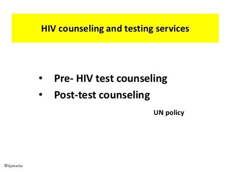 Hiv Testing And Counselling Htc