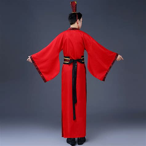 古代大臣男汉服服装唐朝大侠客影视古装女毕业班服才子书生演出服 虎窝淘