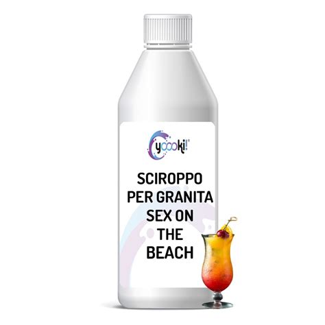 Sciroppo Per Granita Sex On The Beach Concentrato Da Bar Yoookiit