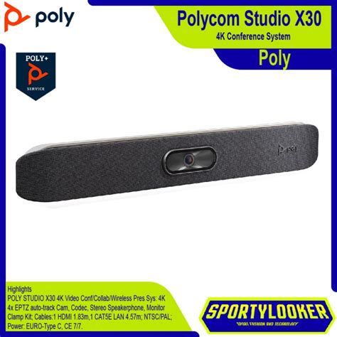 Jual POLY Polycom Studio X30 4K Video Conference System Kota Depok SportyLooker Tokopedia