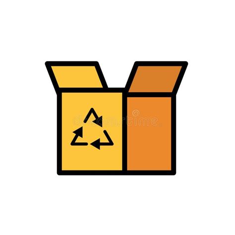 Isolated Recycle Box Design Vector Ilustration Stock Illustration