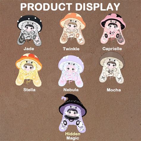 Nommi Mushroom Hat 400 Series Plush Blind Box Kikagoods
