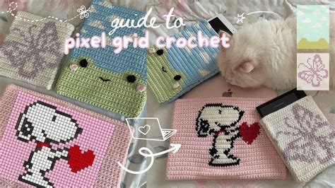 How To Crochet Any Ipad Laptop Kindle Sleeve With Pixel Grids In