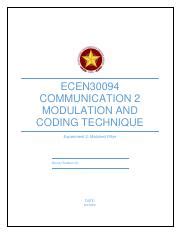 Exploring Matched Filters In Digital Communications Course Hero