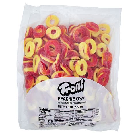 Trolli Peachie Os 5lb Candy Funhouse Candy Funhouse Us