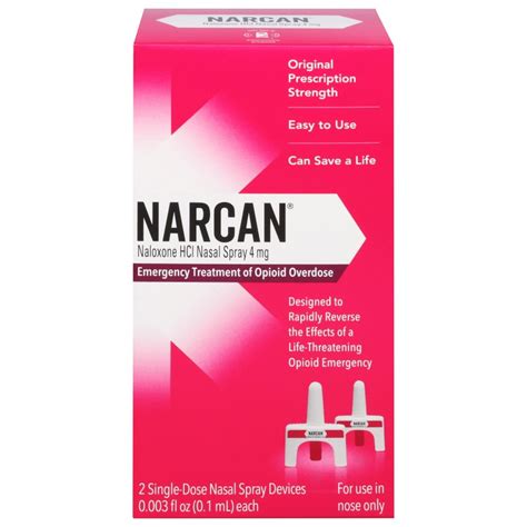 Narcan Nasal Spray Bande Medical Supply And Equipment Llc