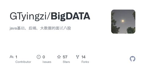 BigDATA README Md At Main GTyingzi BigDATA GitHub