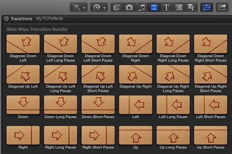 Slide Wipe Transition Bundle Fcpeffects Final Cut Pro Plugins