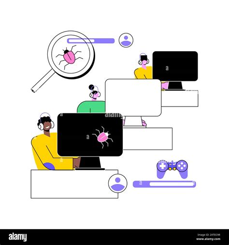 Game Testing Isolated Cartoon Vector Illustrations Stock Vector Image And Art Alamy