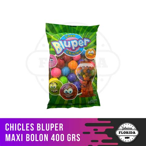 Chicles En Bolsas Bluper Maxi Bolon 400 Grs 3 753 00