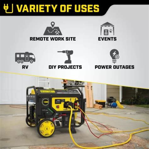 Champion Power Equipment 201157 45503650 Watt Electric Start Gasoline