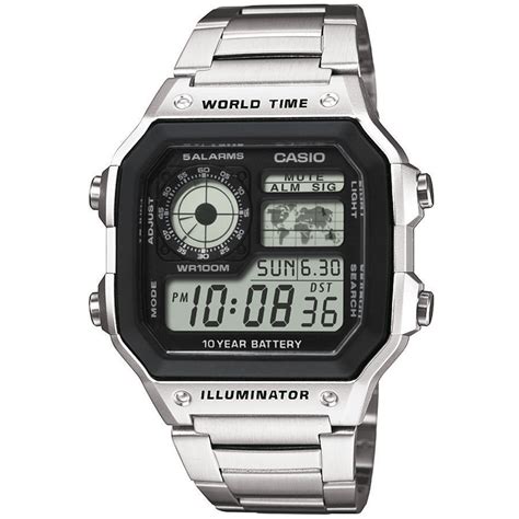 Orologio Casio Collection AE 1200WHD 1AVEF World Time EAN