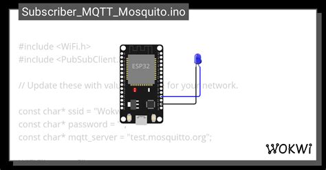 Subscribermqtto Wokwi Esp32 Stm32 Arduino Simulator