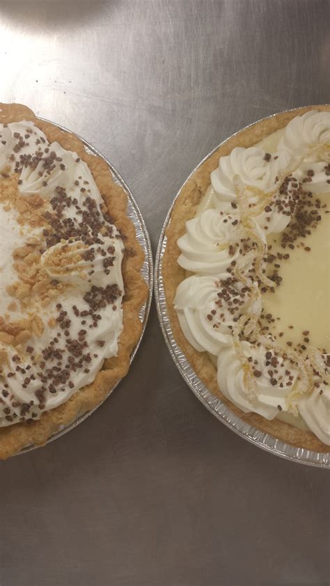 As Easy As Pie By Dylan Hebert Peanut Butter Cream Pie Left And A