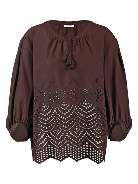 Gerry Weber Bluzka w kolorze ciemnobrązowym - najlepsze wyprzedaże w ...