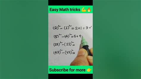 Easy Math Tricks 💪🔥 Maths Mathtricks Trending Shorts Viralmaths