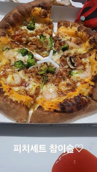 피자 치킨 Pizza Chicken 피자나라치킨공주 먹방 장마 시작 빗길운전 개피곤 참이슬 Korea
