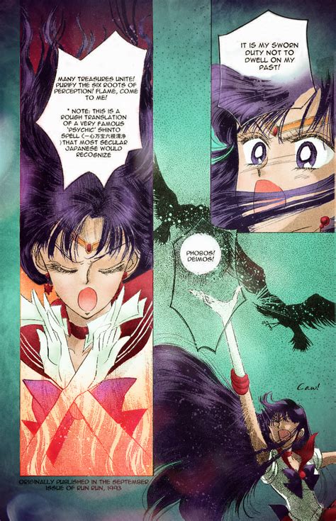 Sailor Mars Colored Manga Page By Pockypants On Deviantart