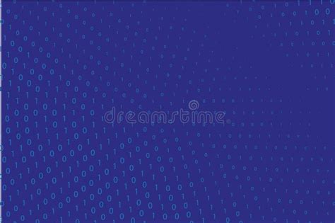 random numbers 0 and 1 background in a matrix style stock vector