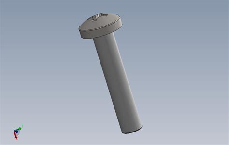 Gb∕t818 2000 十字槽盘头螺钉 Solidworks 2016模型图纸下载 懒石网
