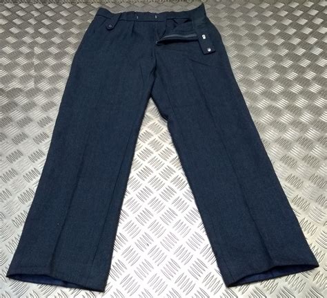 Raf Officers Trousers No1 Dress Uniform Issue British… Gem