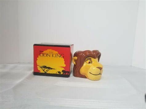 Vintage Applause The Lion King Simba Figural Mug Brand New Nwb