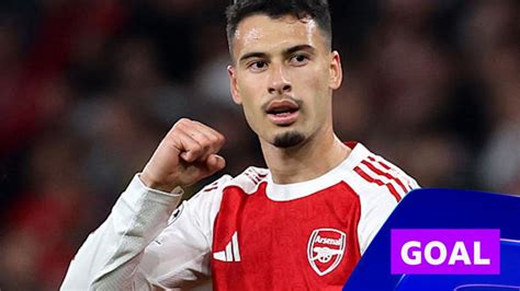Champions League Arsenals Gabriel Martinelli Opens The Scoring