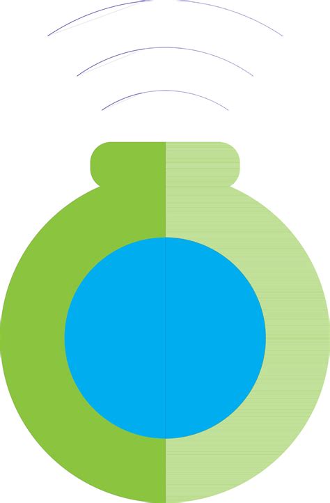 Wifi Signal In Green And Blue Color Vector Art At Vecteezy