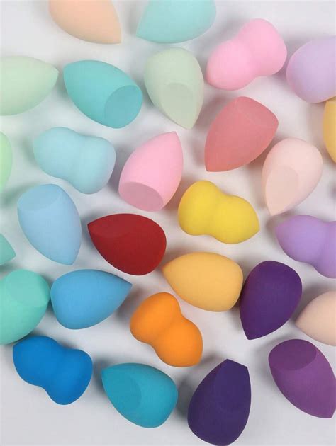 Makeup Sponge Set Of 351015203050 Random Colors And Shapes
