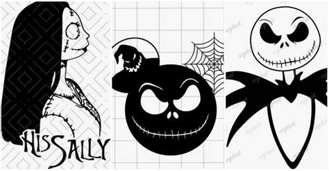 Updated Nightmare Before Christmas Svg Files