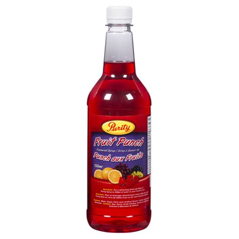 Buy Purity Syrup Fruit Punch 750 Ml Bottle Sobeys Inc