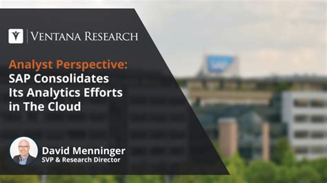 Isg Software Research Analyst Perspectives Sap