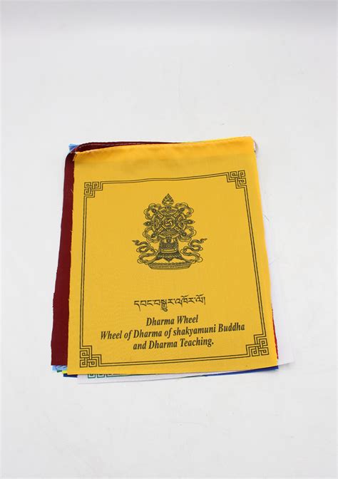 Eight Auspicious Symbols Tibetan Prayer Flags With Their Mantra