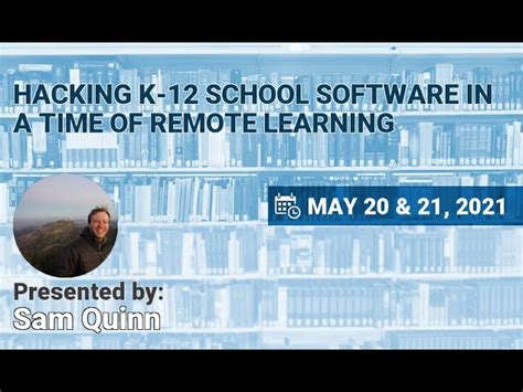 Northsec Talk Hacking K 12 School Software In A Time Of Remote
