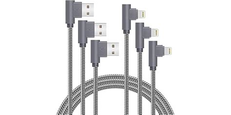 Apfen Mfi Lightning Iphone Charger Gray 10ft