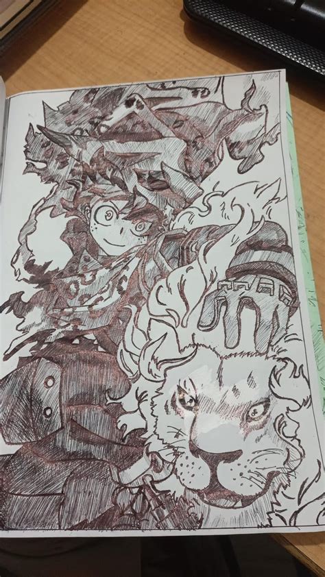 I Just Finished Drawing The Cover Artwork Of Mha Team Up Missions