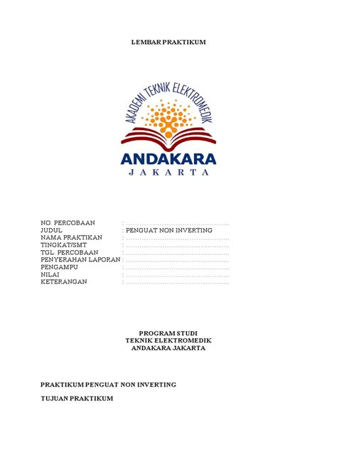 Jobsheet 5 Penguat Non Pdf